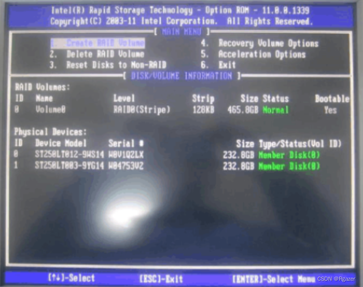 研华服务器启用RAID1操作_raid1教程-CSDN博客