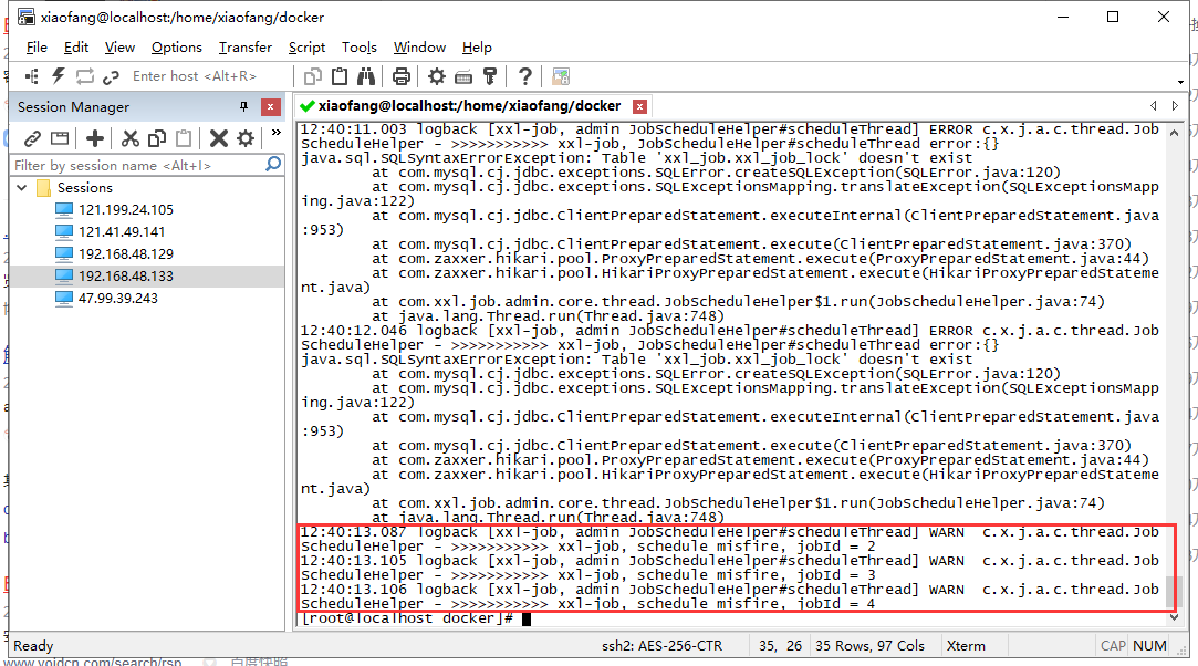 解决工作上使用xxl-job调度的时候出现的问题_xxl-rpc remoting error(read timed out)-CSDN博客