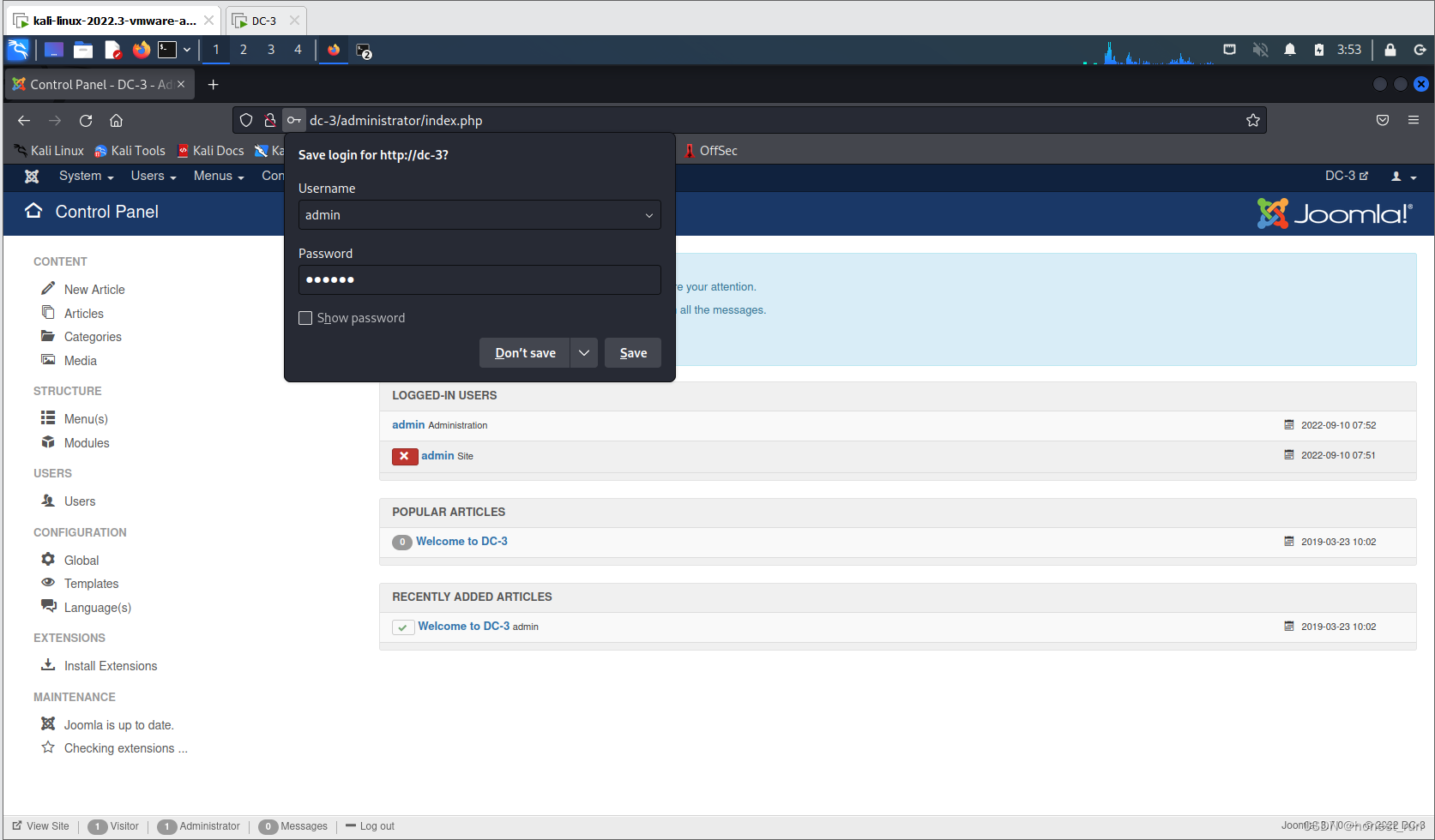 靶机4 DC-3（过程超详细）_dc-3靶场-CSDN博客