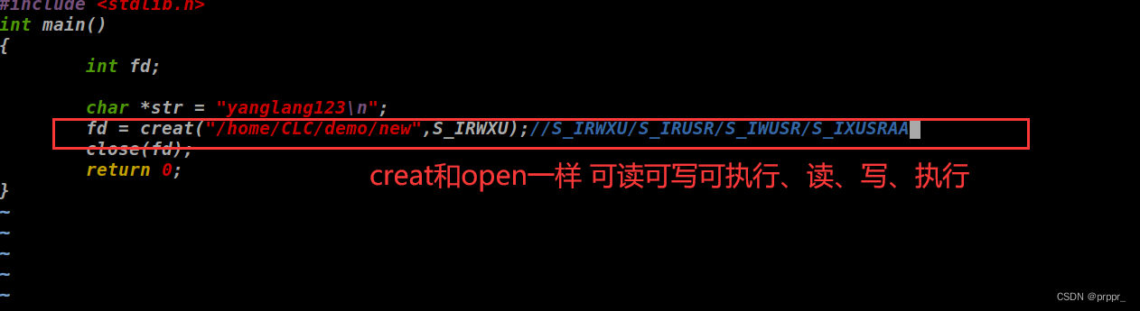 Linux 系统编程 文件部分(open、write、read、close、lseek 光标 、creat 创建 、查找并修改p