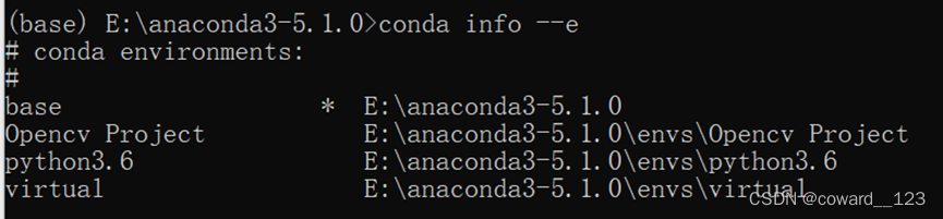 Anaconda创建虚拟环境 （windows10） Anaconda Prompt 打开虚拟环境 Csdn博客