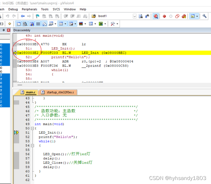STM32（在F051上调试通过）配置从SDRAM上启动_stm32f051 启动-CSDN博客