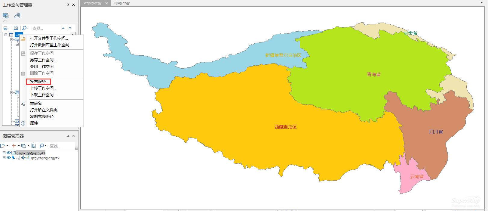 使用SuperMap iDesktop发布服务，使用SuperMap Cesium预览_idesktop 发布服务-CSDN博客