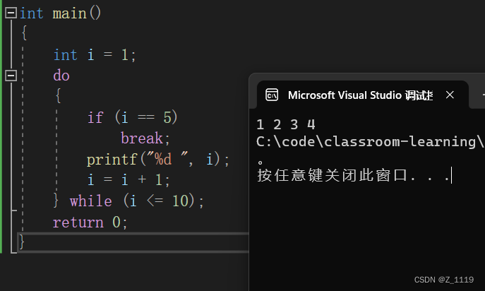 break与continue的区别-CSDN博客