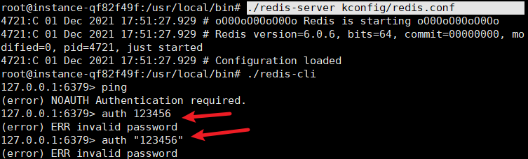 (error) ERR invalid password关于Redis使用auth登陆密码失败的问题-CSDN博客