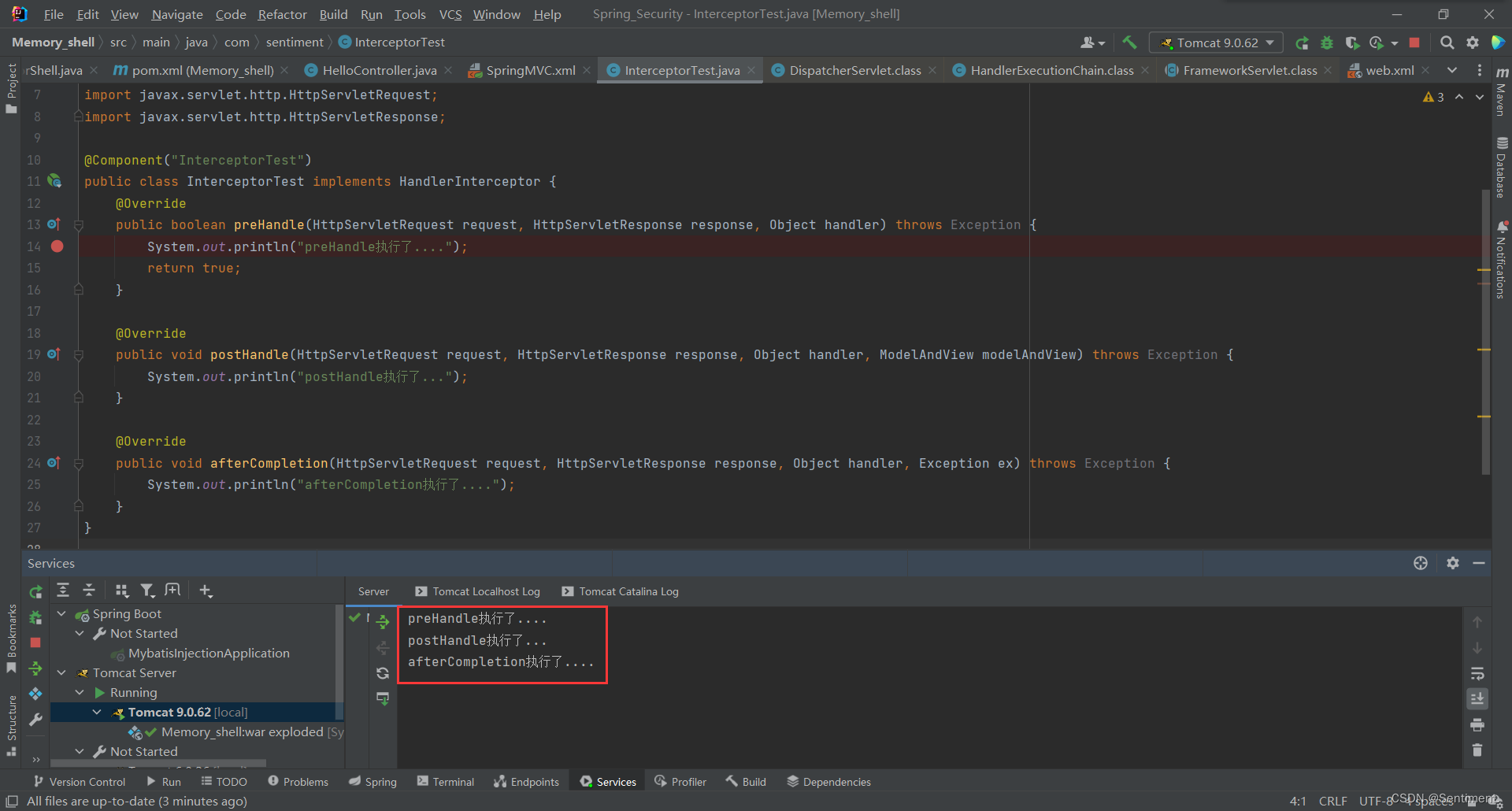 Java安全 —interceptor内存马mappedinterceptor Csdn博客 