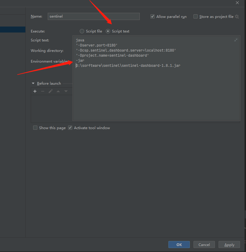 在idea中启动Sentinel_idea sentienl 启动脚本-CSDN博客