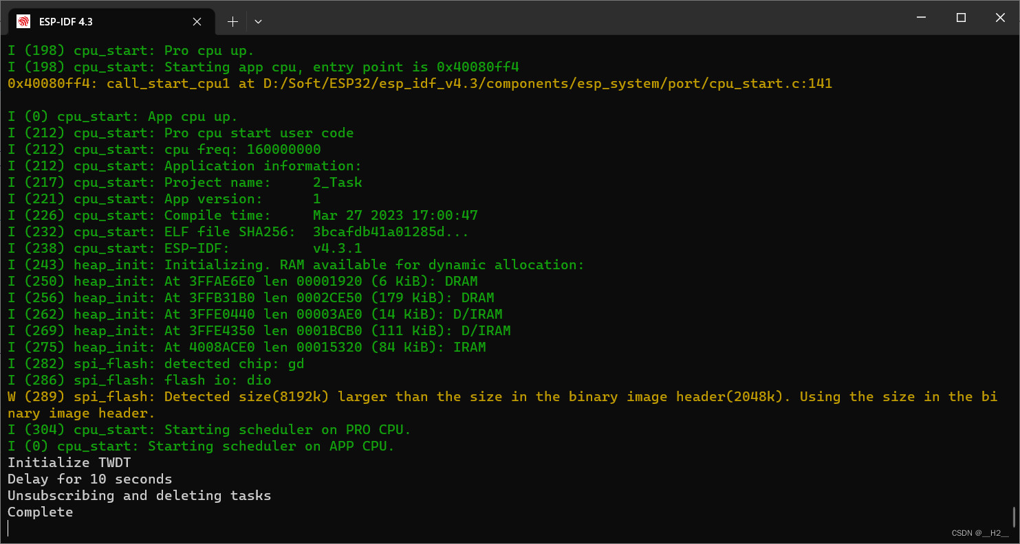 基于FreeRTOS的ESP-IDF开发——3.使用任务（中）_esp-idf任务创建与删除-CSDN博客