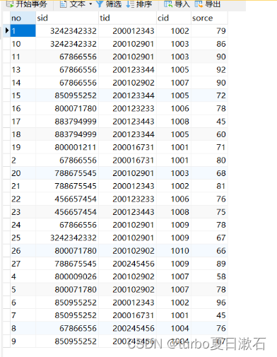 PTAsql补题（1）_实现集合减运算,查询选修课程c++而没有选修课程java 的学生的编号-CSDN博客