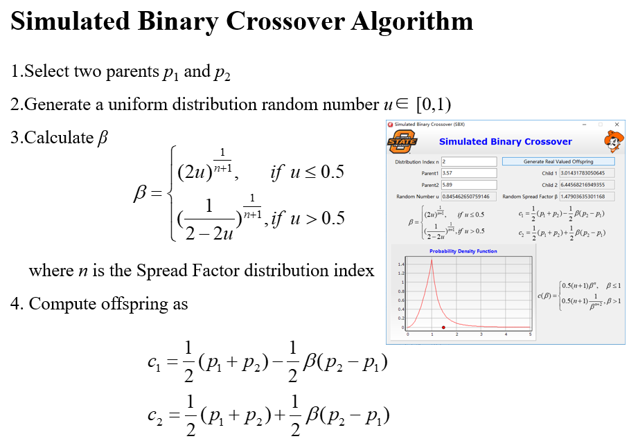 【遗传算法】模拟二进制交叉SBX与多项式变异-CSDN博客