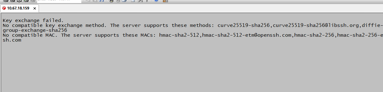 SecureCrt 连接服务器失败 key exchange failed 解决方案_mac 版 securecrt 无法使用key-CSDN博客