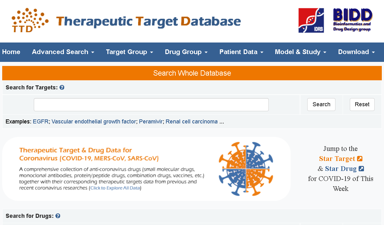 生物信息数据库_tcmid_一只电饭煲的博客-CSDN博客