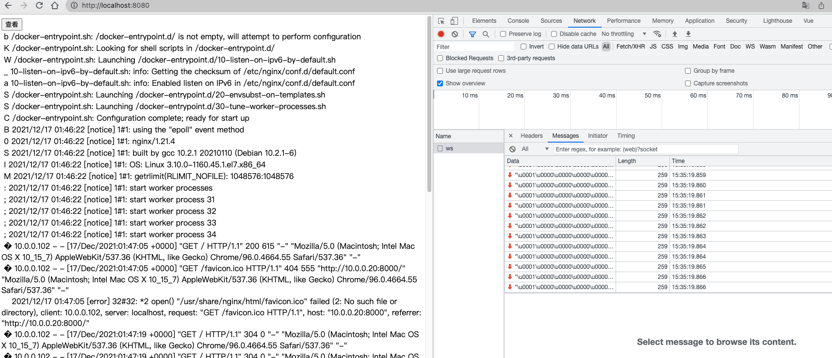 go基于docker SDK，前端页面动态显示容器日志_gin docker sdk 前端容器日志-CSDN博客