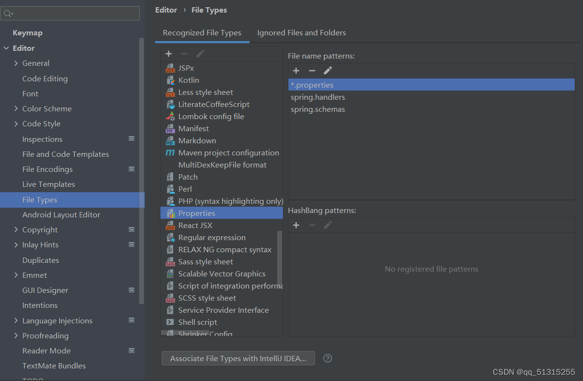 IDEA中properties文件或者yml文件变成文本格式怎么变回来_application.properties idea 变成了text-CSDN博客