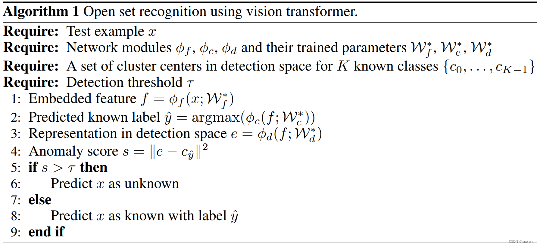 Open Set Recognition using Vision Transformer with an Additional Detection Head-CSDN博客