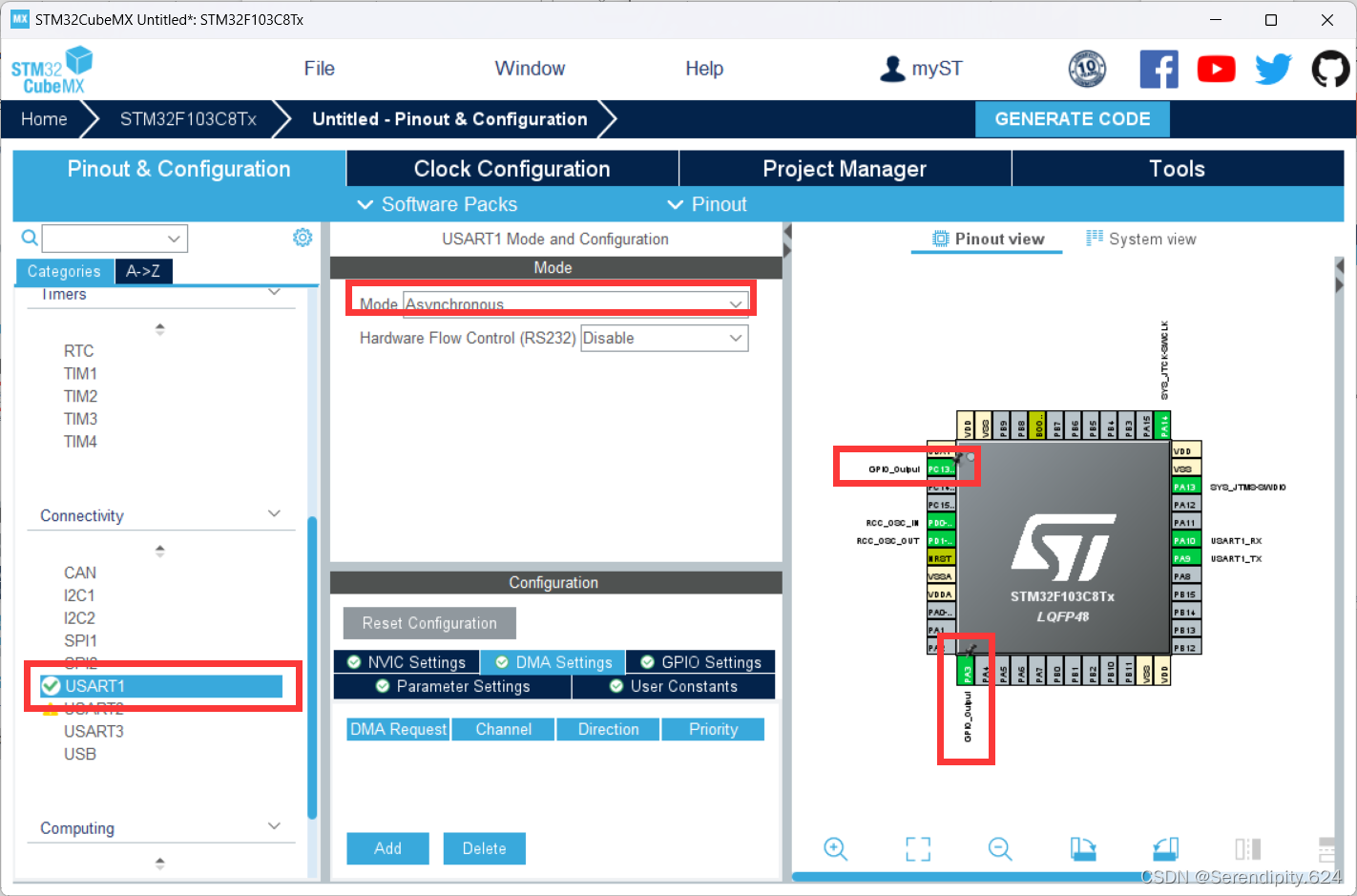 STM32F103C8T6基于HAL库移植uC/OS_stm32 ucos移植-CSDN博客