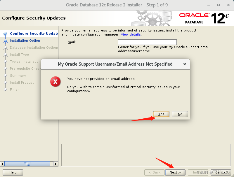 Oracle 12C centos7图形化安装_centos7安装oracle12c 图形化界面-CSDN博客
