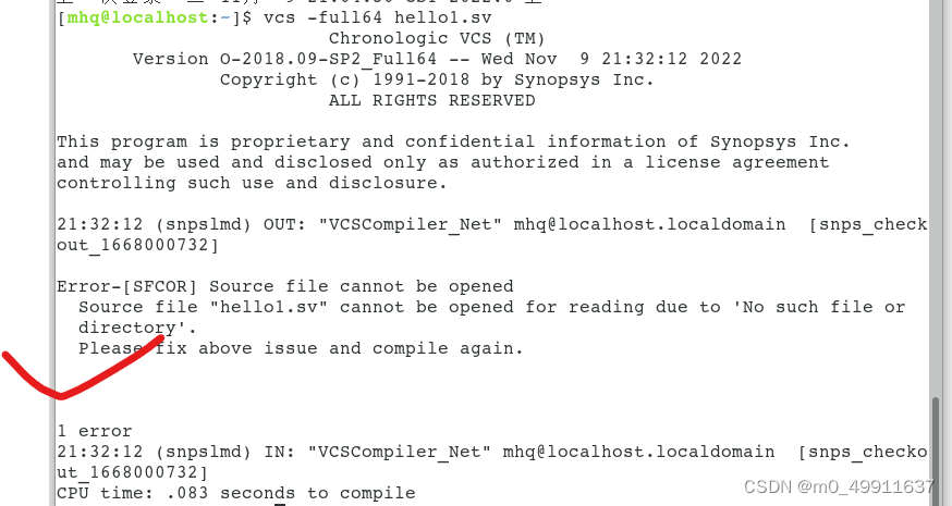 VCS安装过程中的那些坑。。_cannot be opened for reading due to state file han-CSDN博客