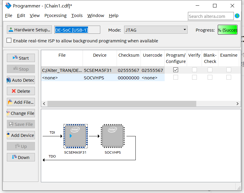 DE1-SoC软件实验（三）—— HPS控制FPGA端的LED，实现流水灯的效果_hps发到kai'fa-CSDN博客