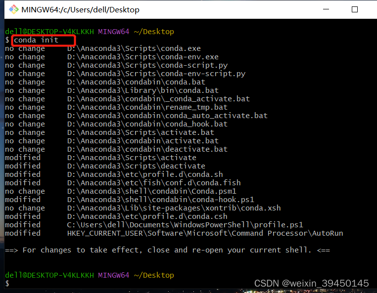 Git：使用conda命令切换虚拟环境（win10）_conda切换环境命令-CSDN博客