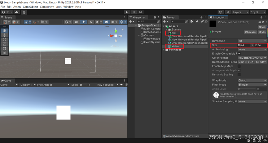 Unity3D在场景中播放可拖动进度条的视频_unity 视频滑动进度条-CSDN博客