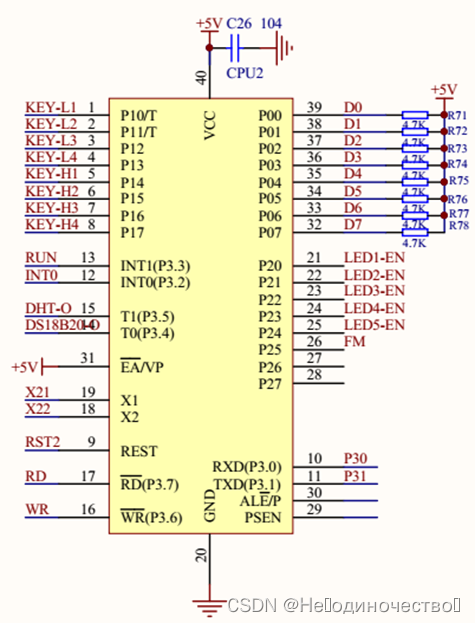 51单片机I/O口应用实验（汇编）_单片机汇编实验-CSDN博客