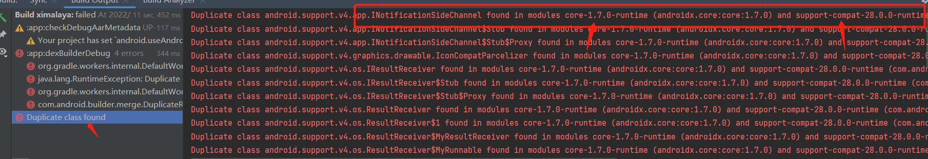 Duplicate class found，类重复-CSDN博客
