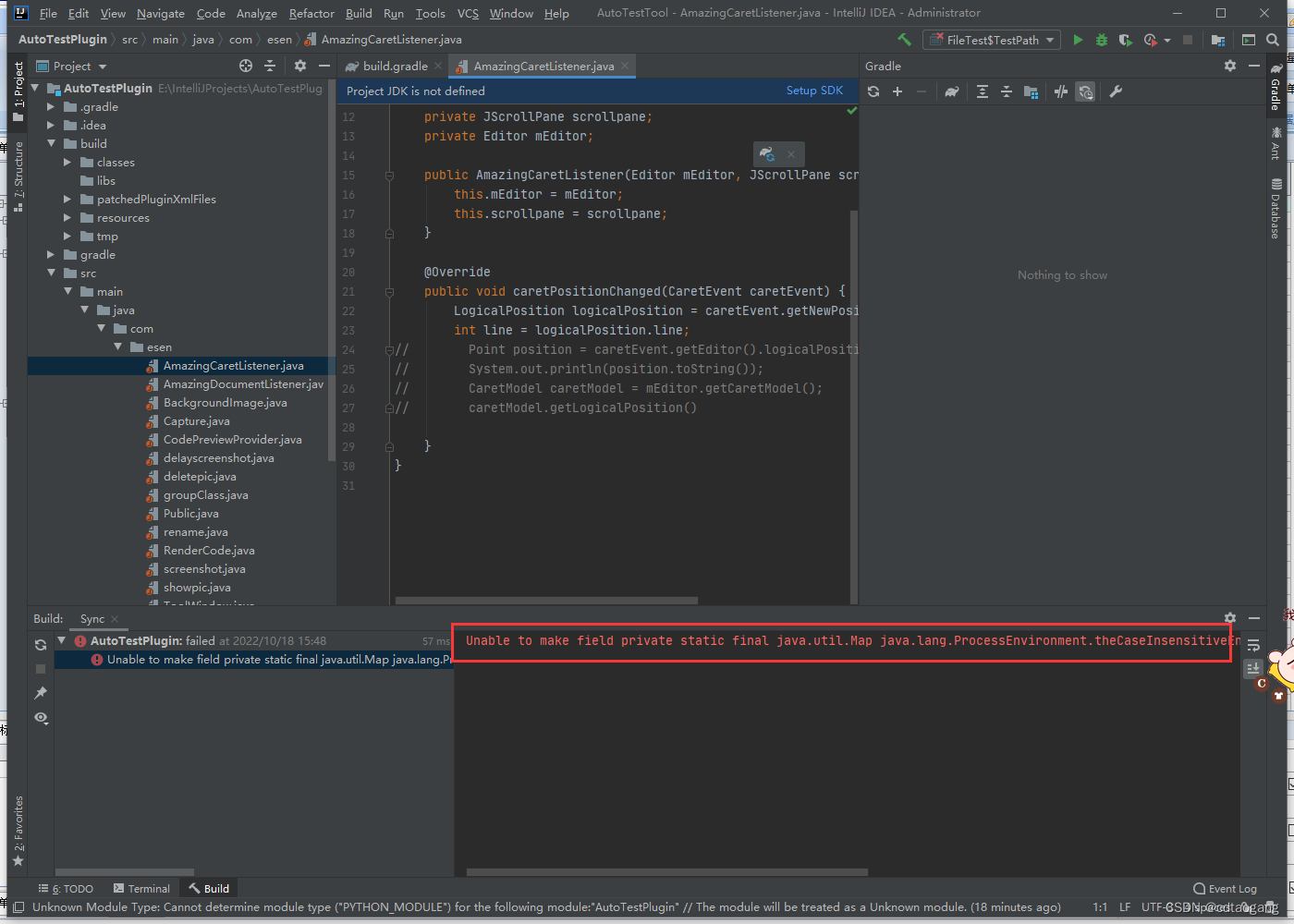 JAVA Unable To Make Field Private Static Final Java util Map Java lang