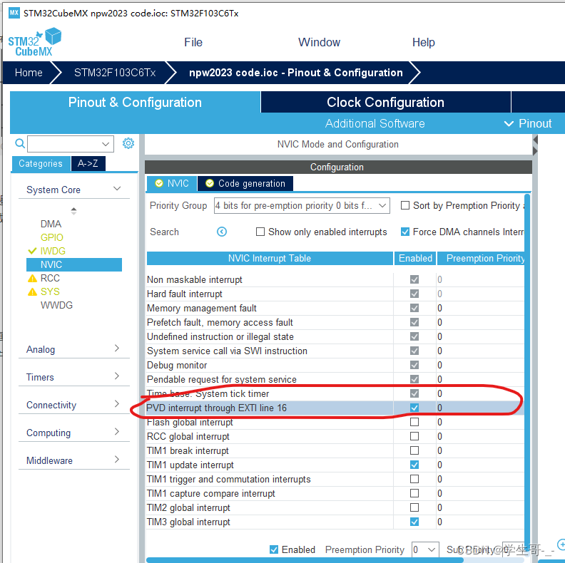 stm32f103使用PVD监测掉电、flash擦写与读取_stm32f103 pvd-CSDN博客