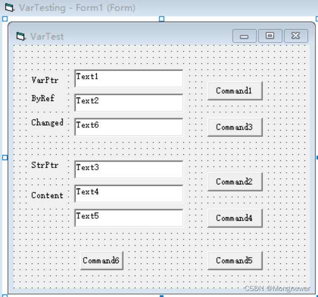 VB6程序中验证ByREF, ByVal, VarPtr, StrPtr, Poke, Peek, DBCS, SBCS, Ansi ...