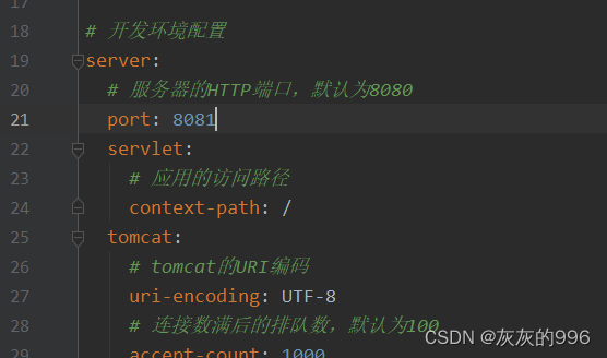 ruoyi-vue显示后台端口号被占用，更改application配置文件后仍然显示端口号被占用！_vue端口号被占怎么更改-CSDN博客