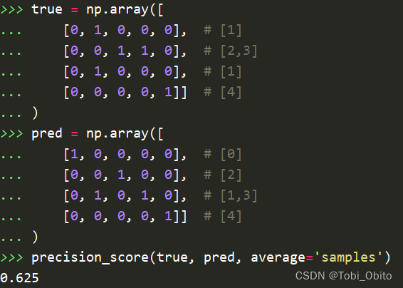 辨析sklearn.metrics里的average参数：binary/micro/macro/weighted/samples_average='micro-CSDN博客
