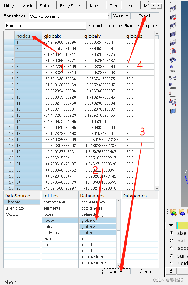 使用HyperMesh 提取数模任意表面点云数据_hypermesh导出节点坐标-CSDN博客
