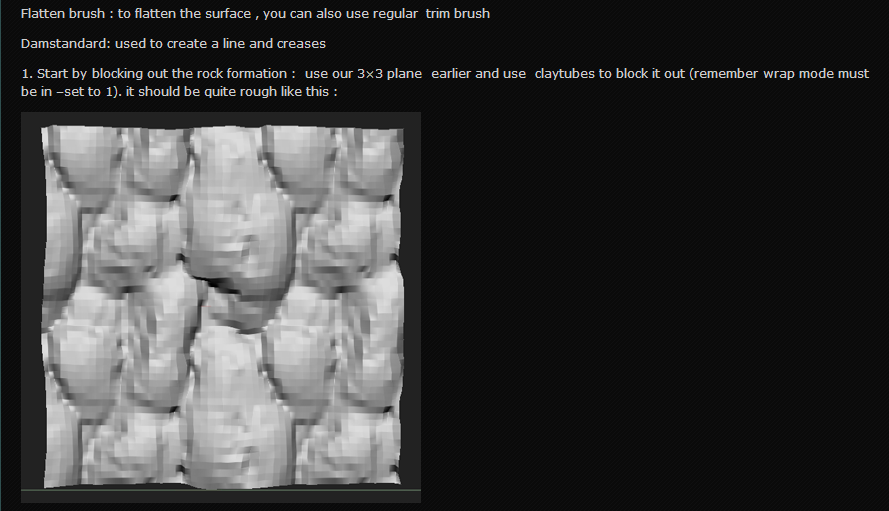 ZBrush - 四方连续贴图的制作_zbrush rock-CSDN博客