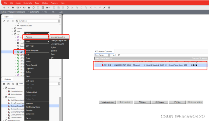 Tridium niagara N4---报警告警信息点设置_niagara如何在网页上实现报警弹窗-CSDN博客