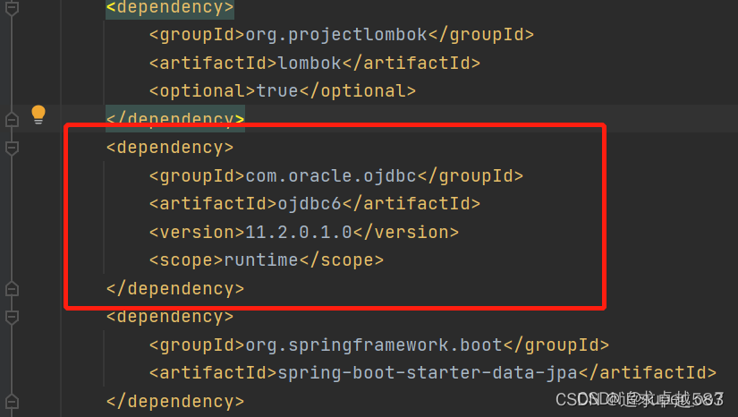 解决Maven：Cannot resolve com.oracle.ojdbc:ojdbc6:11.2.0.1.0报红找不到问题，解决方案亲测有效详细图文教程 问题描述(ojdbc6)-CSDN博客