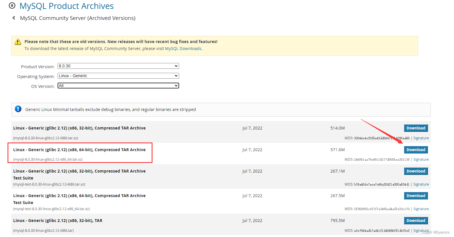 centos7安装8.0.30（最新版）_centos7安装8.0.30 mysql-community-client包-CSDN博客