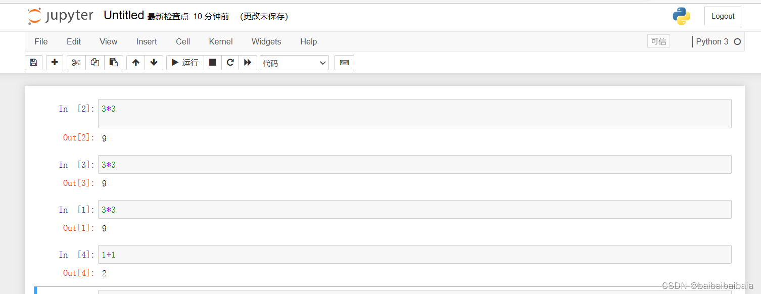 Jupyter中点击运行没有输出anaconda Unhandled Error启动内核失败anaconda运行不出结果 Csdn博客