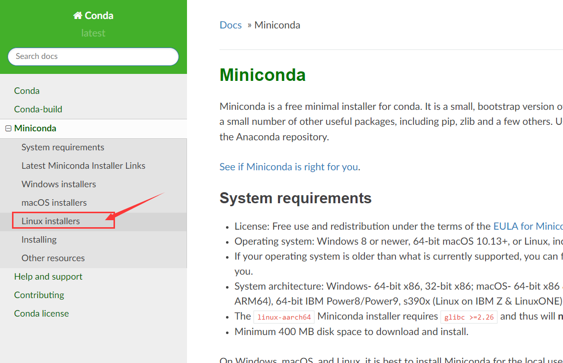 Miniconda Linux conda环境配置 下载安装教程_miniconda linux下载-CSDN博客