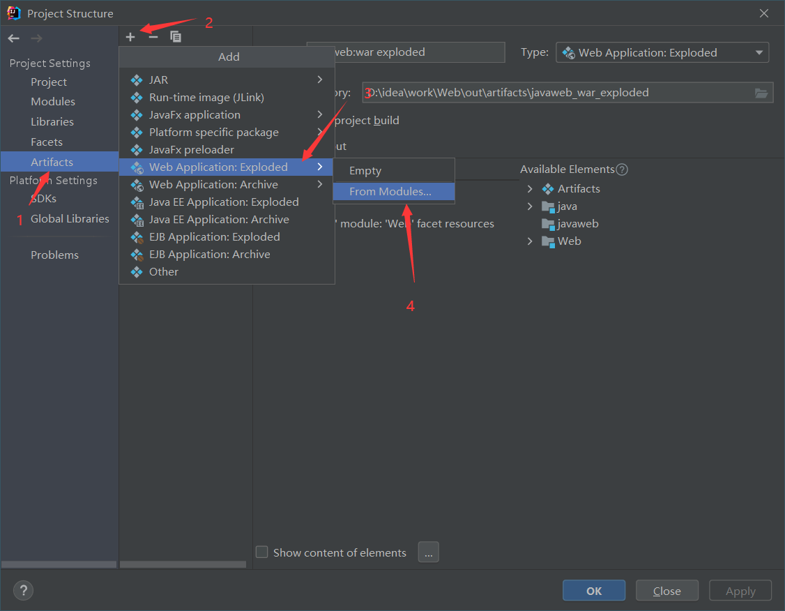 Idea怎么给java项目或模块添加webapp_idea添加webapp-CSDN博客