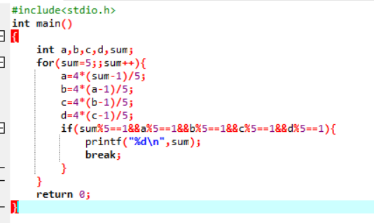 A、B、C、D、E五人在某天夜里合伙去捕鱼_abcde五人在某天夜里合伙去捕鱼-CSDN博客