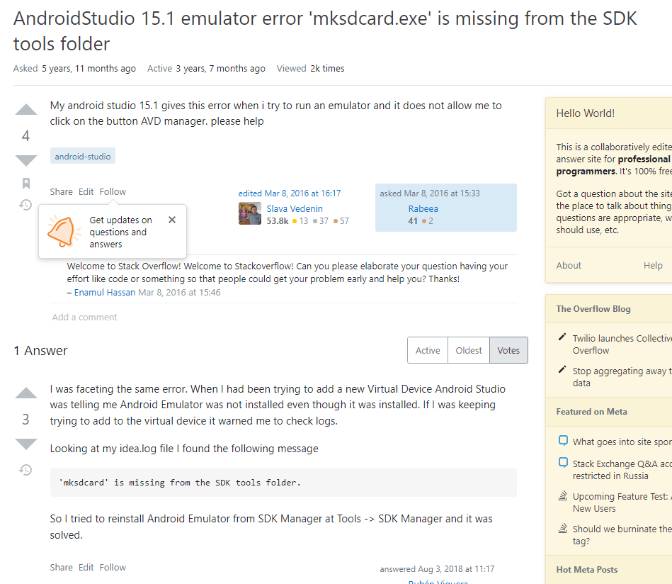 Android Studio创建AVD并提示“An error occurred while creating the AVD. See idea.log for details.“-CSDN博客