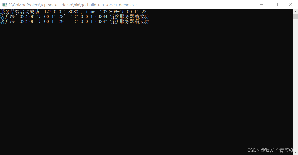 Golang tcp socket编程案例_go 设置tcp连接端口-CSDN博客