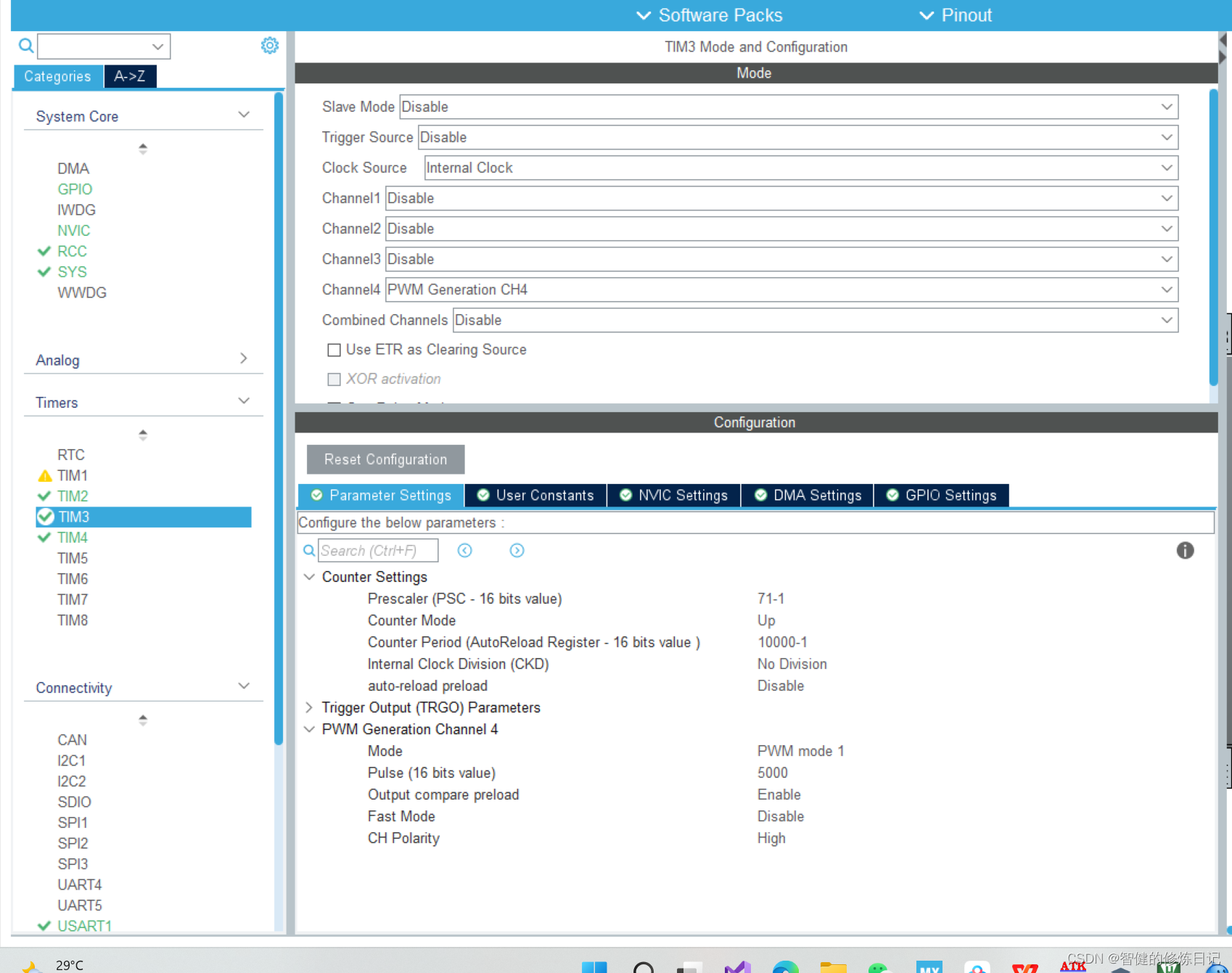 Stm32 Cubemx 使用编码器电机测速 Stm32cubemx编写编码器程序 Csdn博客
