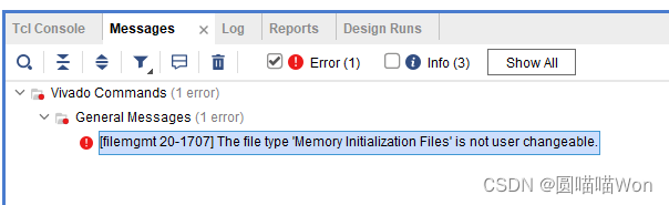 【持续更新】学习FPGA时遇到的报错_[common 17-69] command failed: unable to get bit f-CSDN博客