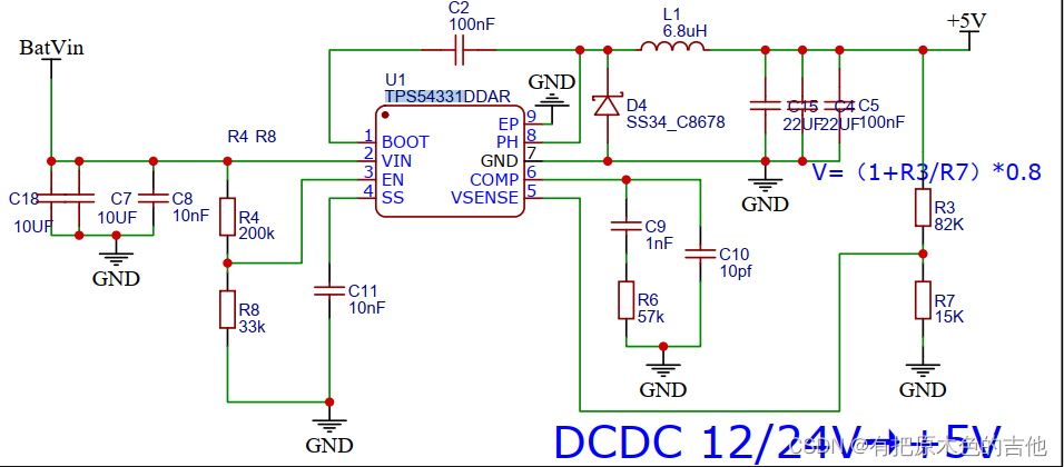 【电源模块】TPS54331 DCDC降压芯片设计-CSDN博客