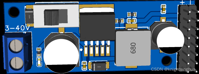 LM2596/LM2596S多路降压稳压DC-DC开关电源芯片详解（第二部分：电路设计）（12V转5V、12V转3.3V、任意电压转任意电压）_lm2596可调稳压电路原理图-CSDN博客