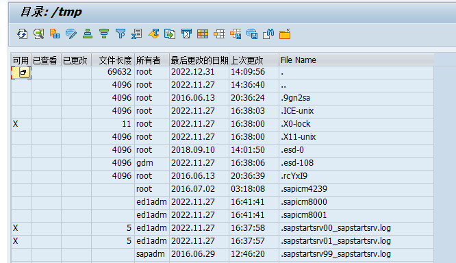 SAP ABAP AL11 文件目录操作函数组 EPSF 和 EPS2_GET_DIRECTORY_LISTING 的应用_sap al11-CSDN博客