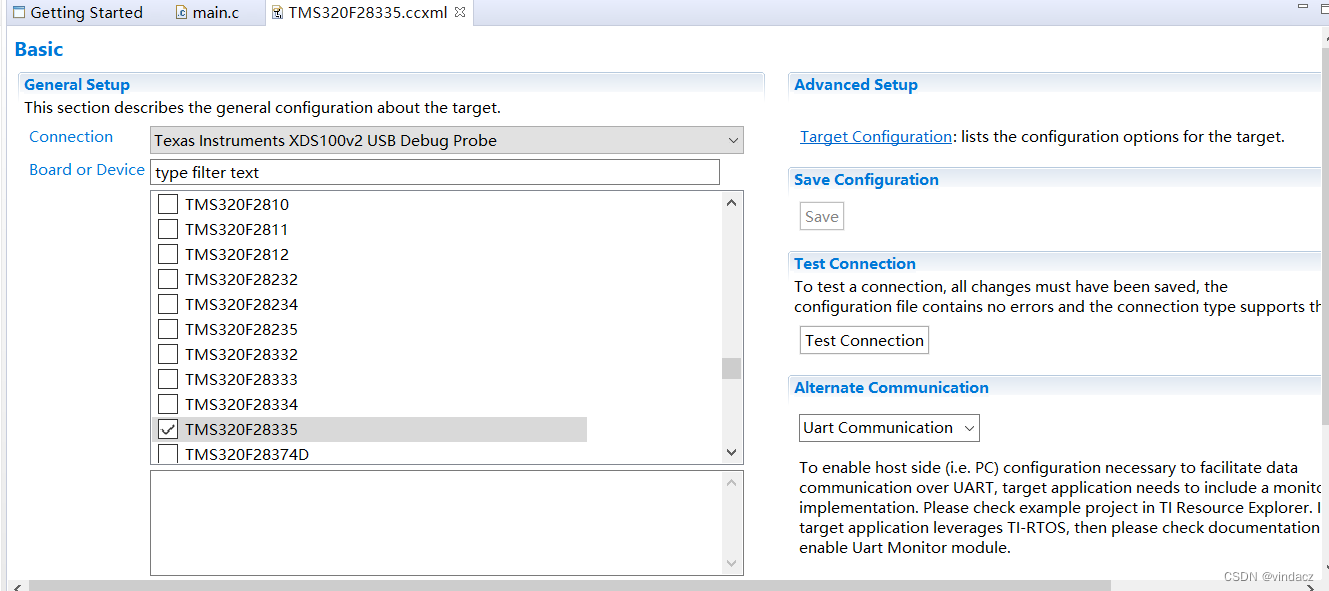 CCS8.0 TMS32028335新建工程、导入工程以及LED实验程序烧录Flash_ccs导入工程-CSDN博客