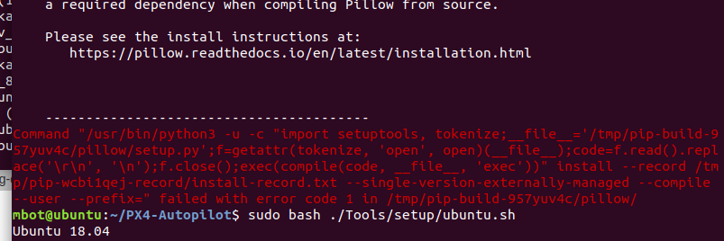 PX4从放弃到精通（二）：ubuntu18.04配置px4编译环境及mavros环境_px4固件编译-CSDN博客